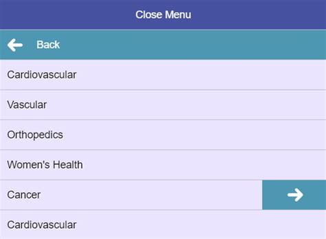 vertical responsive multi level nav menu with jquery and