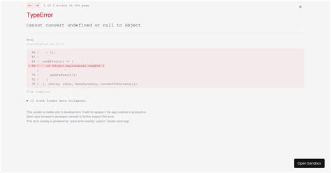 react example forked codesandbox