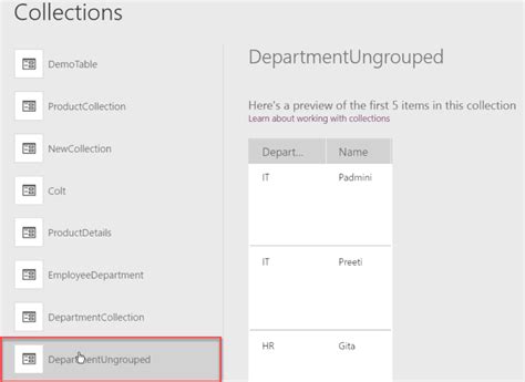 how to use powerapps table function spguides
