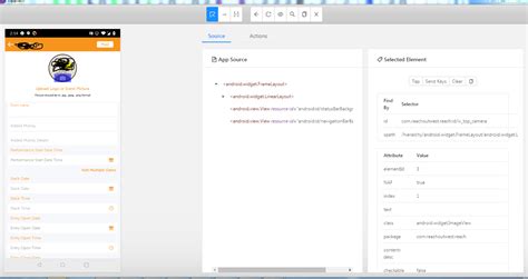 selenium webdriver how to click on element in android