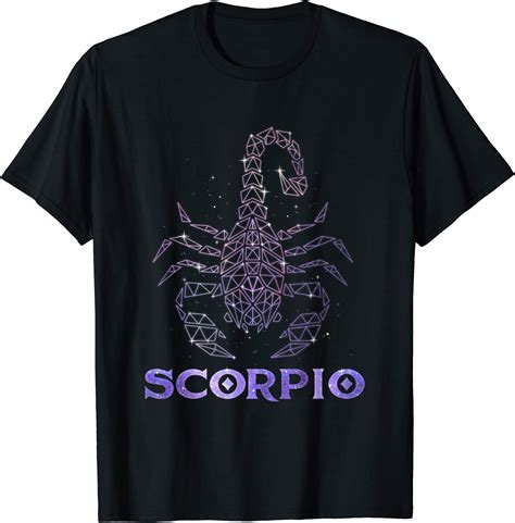Scorpio Horoscope Astrology Symbol Zodiac Sign T Shirt Men Buy T