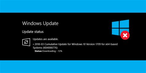 how to fix stuck cumulative updates on windows 10