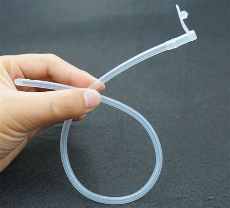 Urethral Sound Sounding Silicone Tube Cum Through Hole Penis Plug