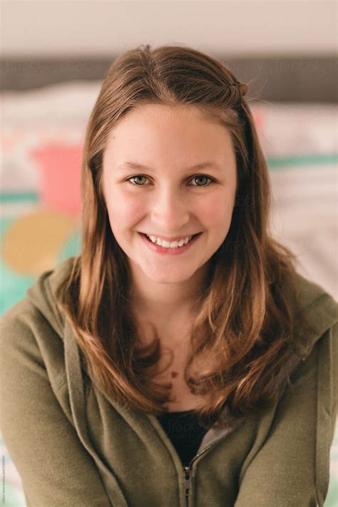 Portrait Of A Teen Girl In Her Bedroom By Stocksy Contributor