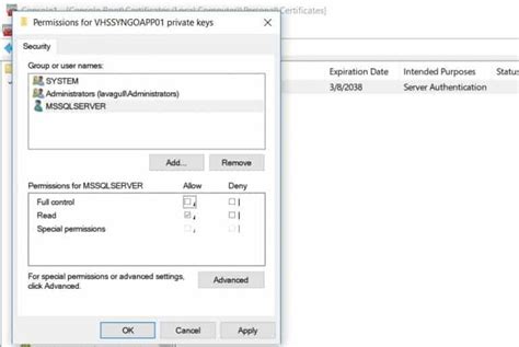 upgrading the sha 1 certificate in sql server