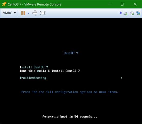 linux centos 7 install on vmware vsphere with open vm tools domalab