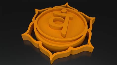 Stl File Chakra 2 Svādhisthāna Sacral・3d Printing Idea To Download・cults