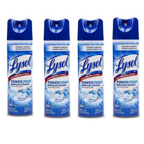 Lysol Bathroom Cleaner Spray Island Breeze 24oz Set Of 4 Lazada Ph