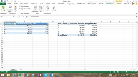 pivot table calculating relative value to total partition