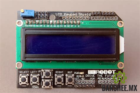 lcd 1602 keypad shield para arduino lcd 16x2 y 6 botones a solo 110