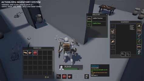 action rpg inventory system：ブループリント ue マーケットプレイス