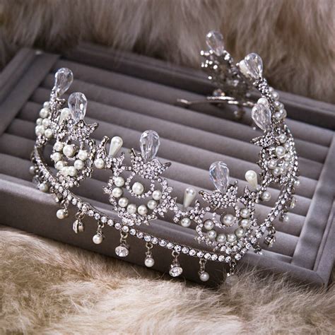 Buy Wholesale Luxury Retro Wedding Jewelry Large Crystal Tiaras Bridal