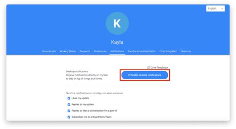 how do i enable or disable desktop notifications support
