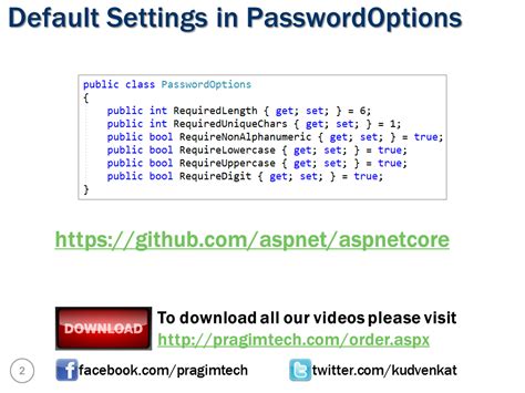 sql server and c video tutorial asp core identity password