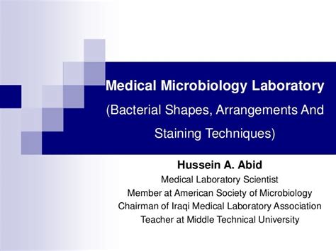 Medical Microbiology Laboratory Bacterial Shapes Arrangement And St…