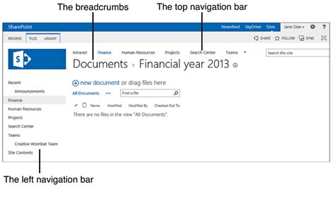 top and left navigation bar sharepoint 2013 stack overflow