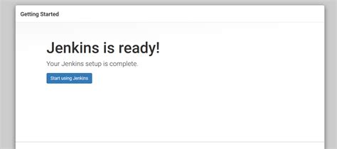 getting started with jenkins