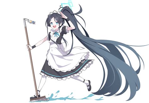 Safebooru Robot Blue Archive 1girl Absurdly Long Hair Absurdres