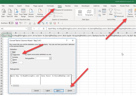 copying email addresses from outlook to excel za
