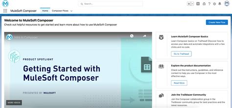 explore mulesoft composer 单元 salesforce trailhead