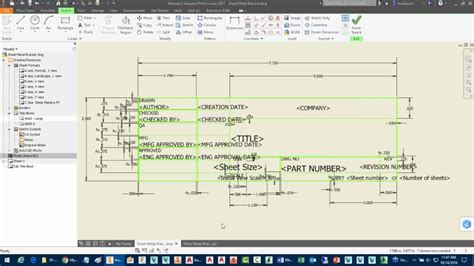 autodesk inventor drawing productivity title blocks youtube