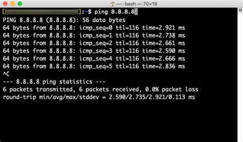 how do i test the network connectivity with ping synology knowledge