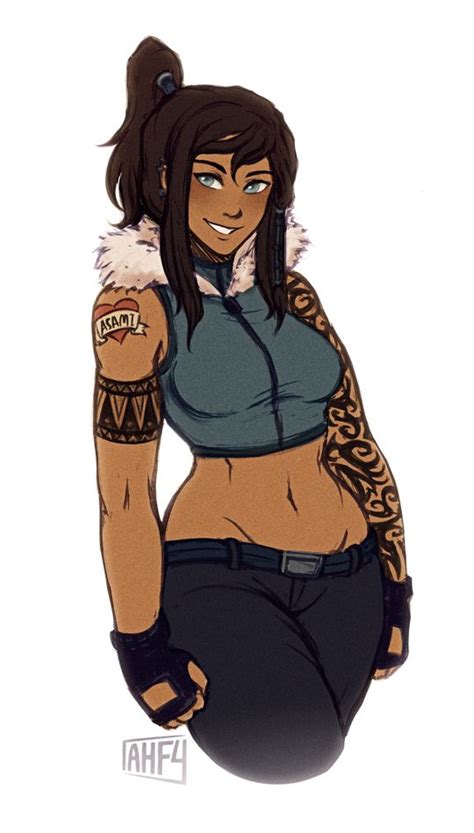 1girl Avatar The Last Airbender Blue Eyes Breasts Brown Hair