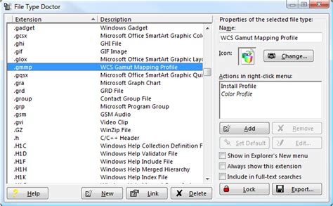 how do you remove a default program association for file types in