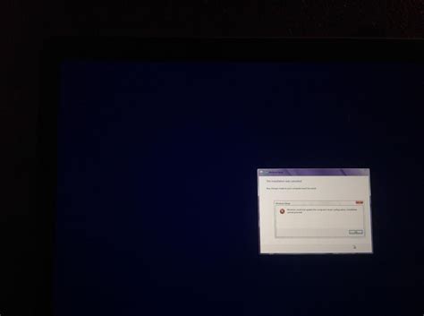 windows 8 install fail on mac boot configuration error microsoft