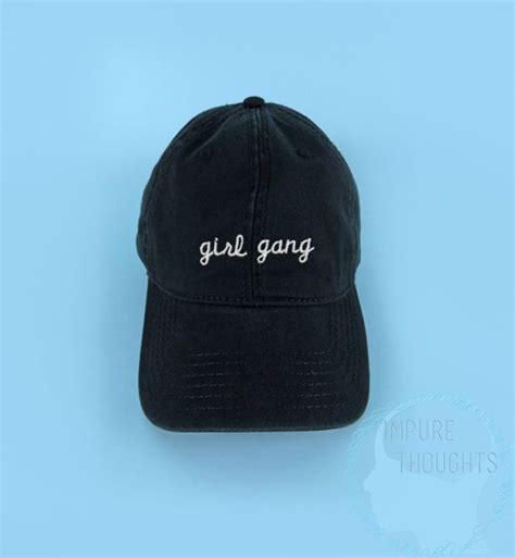 Girl Gang Baseball Cap Dad Hat Low Profile By Impurethoughts Youth