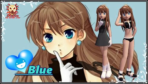 Mmd Blue Anime Pokemon Style Dl By Scorpionntl On Deviantart