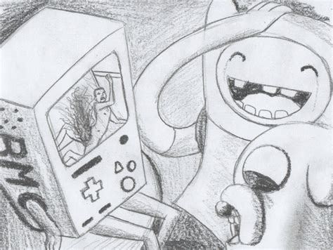 some guy was watching adventure time while he put nair