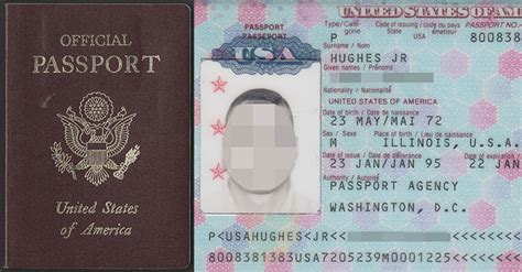 United State Of America Official Passport 1995 — 2000