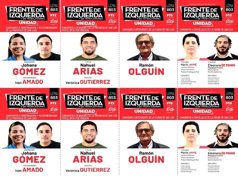 Elecciones2023 En San Luis El Voto Que Vale Es Para La Izquierda