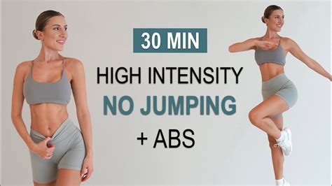 30 Min Full Body Fat Burning Hiit No Jumping Abs Super Sweaty