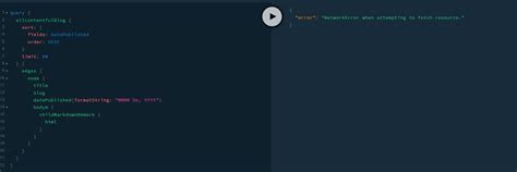 javascript gatsby networkerror when attempting to fetch resource