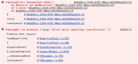 why does the latest version of the forge viewer break my onclick