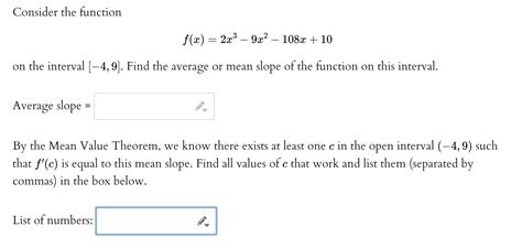 Solved Consider The Function F X 2x3−9x2−108x 10 On The