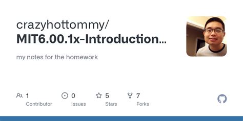 github crazyhottommy mit6 00 1x introduction to computer science and