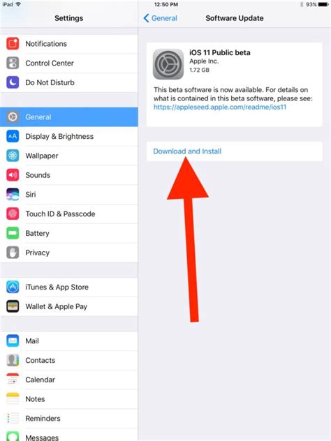 how to install ios 11 public beta on ipad