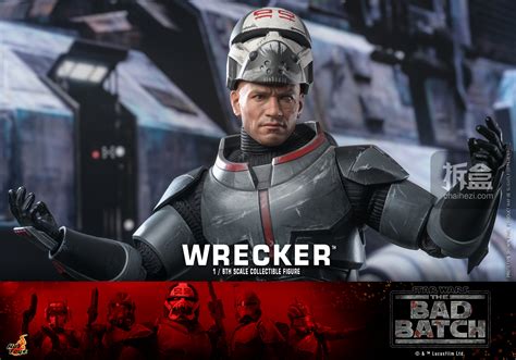 Hottoys 星球大战 异等小队 清障王 1 6美剧可动人偶 拆盒
