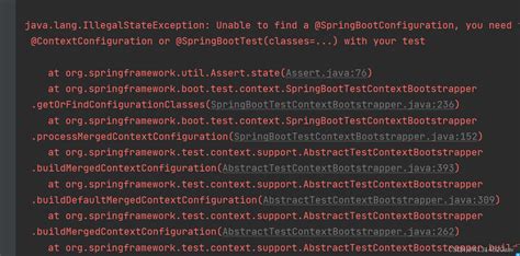java lang illegalstateexception unable to find a