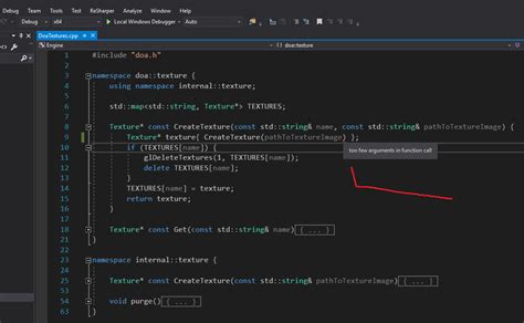c too few arguments in function call while trying to call function