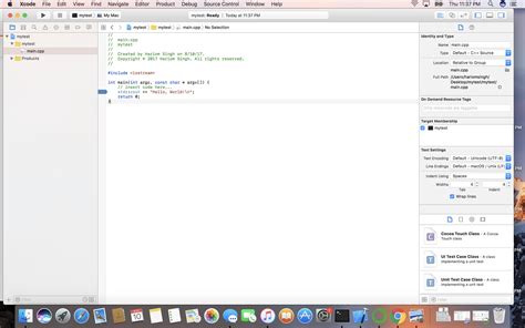 c running sh file with xcode i use terminal and everything work