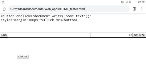 executing html code inside a div through javascript stack overflow