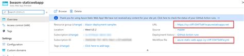 hosting blazor webassembly in azure static web apps preview
