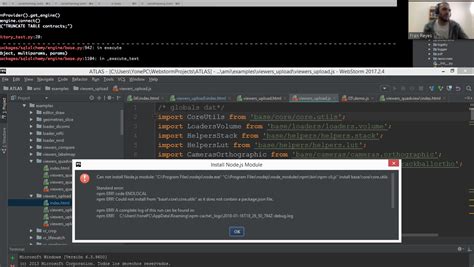 ami js javascript trying to run amijs examples in local