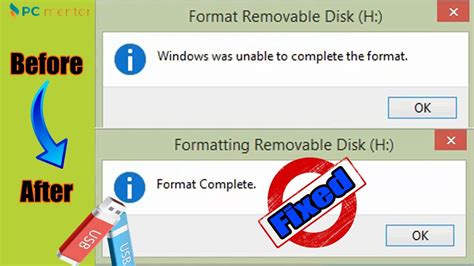 fix windows was unable to complete format usb unable to complete the