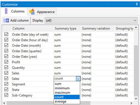 sql data analysis product details