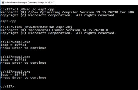 6 windows stack protection ii exploit without aslr 20 pts